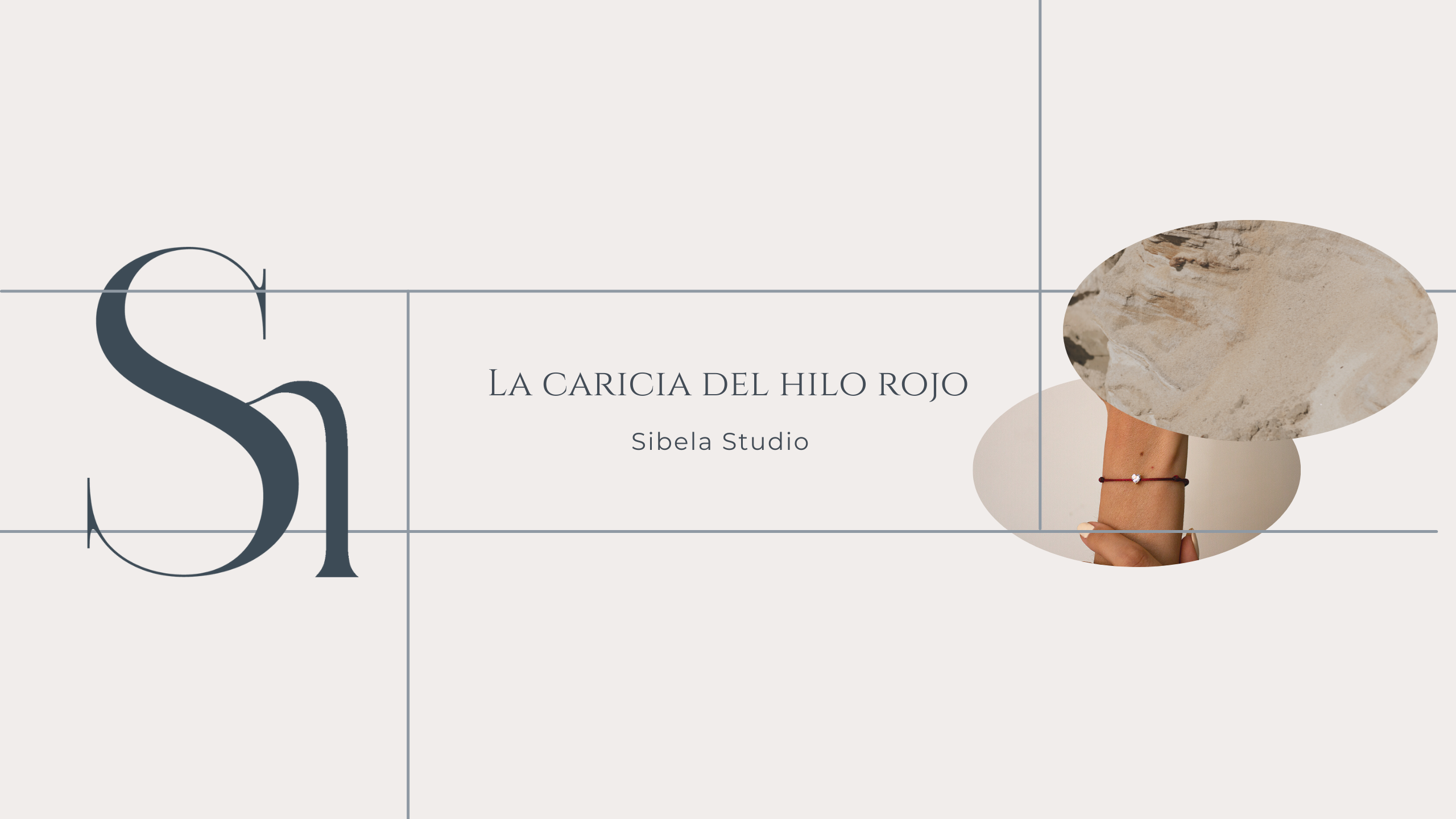 La caricia del hilo rojo que forma la pulsera Áine - Sibela Studio - Blog